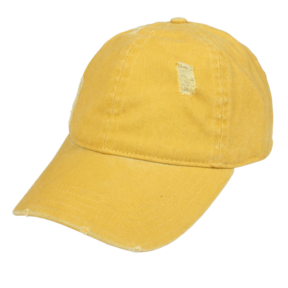 Vivid Distressed Baseball Cap – David And Young